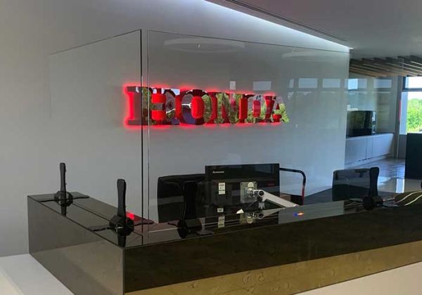 Protective Glass Reception Screens