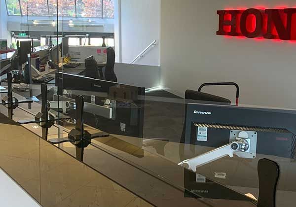 Protective Glass Reception Screens